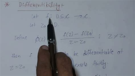1 Differentiability In Complex Analysis Definition And Examples