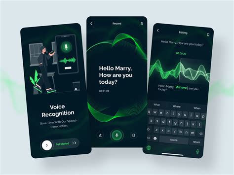 Smart Voice Recognition App By Mqos Uiux For Multiqos On Dribbble