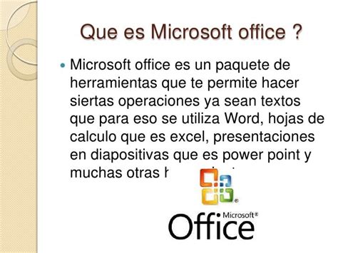 Que Es Microsoft Office