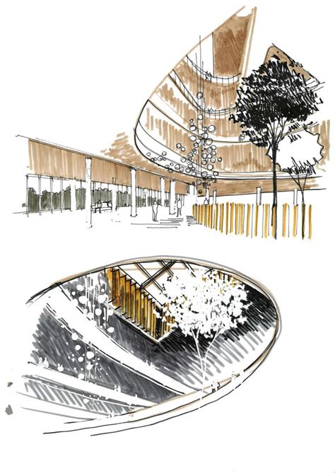 OXXO STUDIO Croquis darchitecture intérieure Architecture