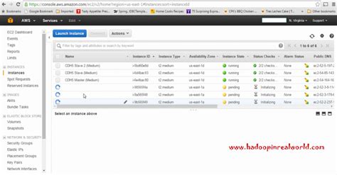 Creating Ec2 Instances In Aws To Launch A Hadoop Cluster Big Data In Real World