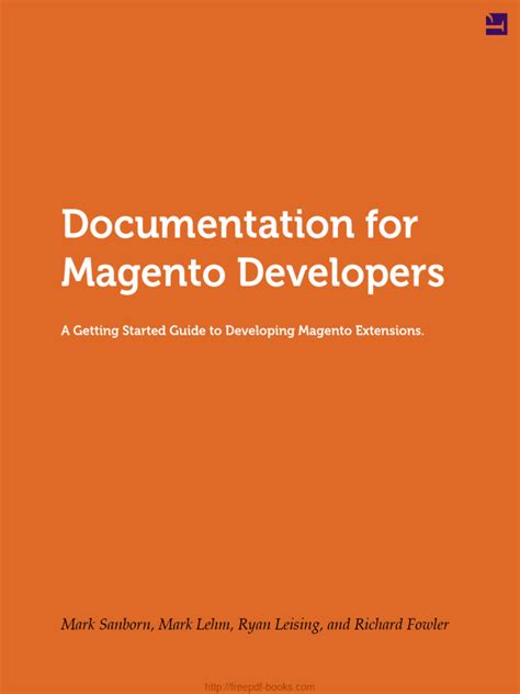 Documentation For Magento Developers Pdf Computer File Databases
