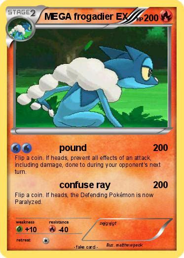 Pokémon Mega Frogadier Ex 3 3 Pound My Pokemon Card