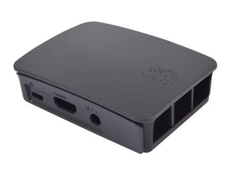 Official Raspberry Pi 3 Case Blackgrey The Pi Hut