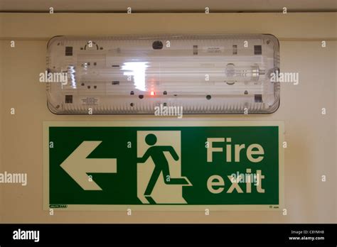 Emergency Exit Light Sign With Battery Backup Degree OFF