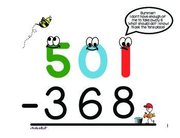 Subtraction Across A Zero A Story By Mollie People TPT