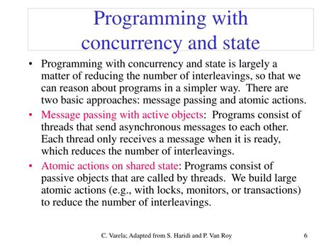 Ppt Object Oriented Programming And Concurrent Programming Active
