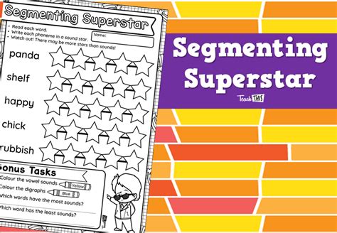 Segmenting Superstar Teacher Resources And Classroom Games Teach This