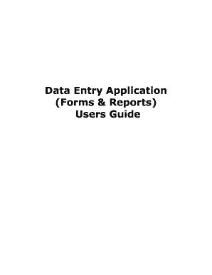 Fillable Online Data Entry Application Fax Email Print Pdffiller
