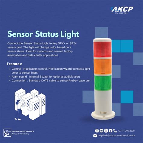 The Akcp Sensor Status Light Is Tabbara Electronics Llc