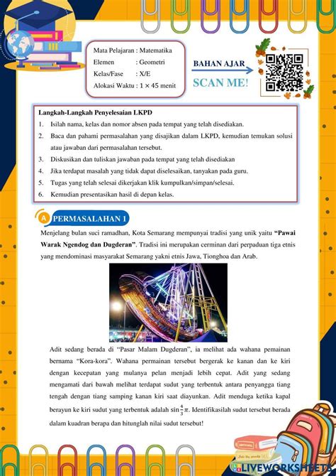 Lkpd Trigonomet Free Interactive Worksheets 7675748