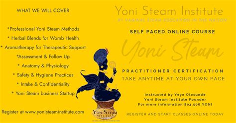 Yoni Steam Practitioner Online Certification