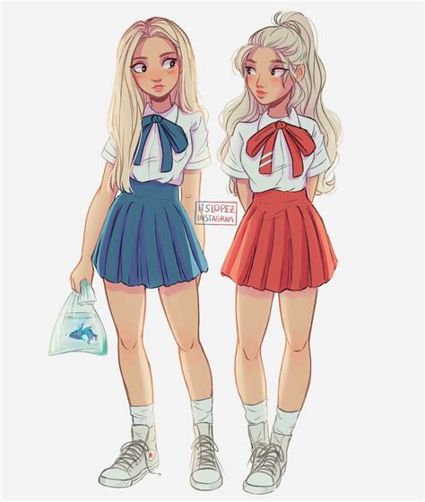 Как нарисовать аниме девочку школьницу