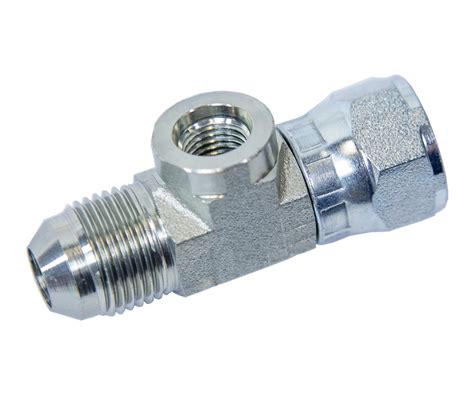 Male Jic X Female Jic Gauge Port Adapter With 7 16 Inch Orb Gauge Port Hydracheck