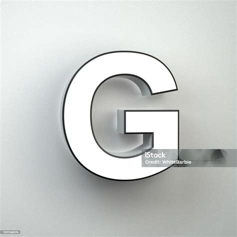 벽 서명 G 대문자 네온 글꼴 흰색 벽에 고립 된 편지 0명에 대한 스톡 사진 및 기타 이미지 0명 3차원 형태 검은색 Istock