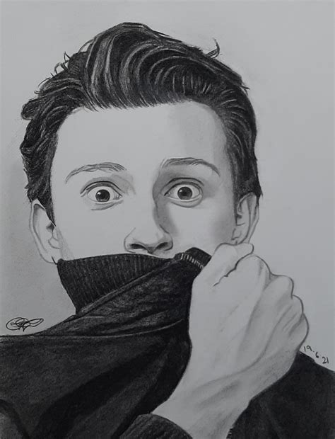 Tom Holland Sketchdrawing By Gareth Jenkinson Art On Deviantart