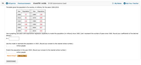 Solved Use A Graphing Calculator With Exponential Regression Chegg