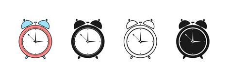 Alarm Clock Icon Vector Art At Vecteezy