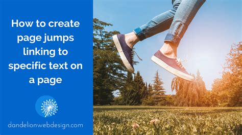 How To Create Jump Links To Page Sections In Wordpress