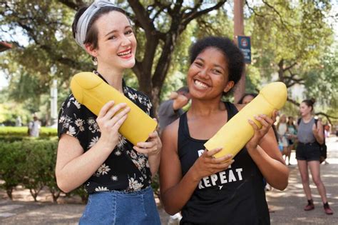 Photos Students Storm Ut Armed With Colorful Dildos And A Powerful