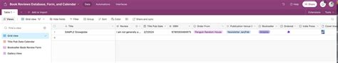 book review database for independent booksellers airtable universe
