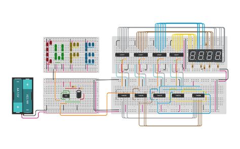 Circuit Design Platinum Team Digital Clock Tinkercad