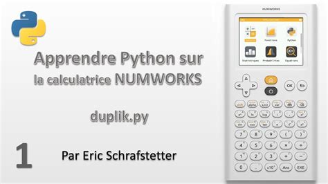 1 Exercice Duplik Python Sur Numworks Youtube
