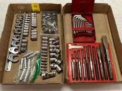 Snapon Chisel And Punch Set Snapon 15 Piece Hex Key Set Sockets And Crow Foot Wrenches