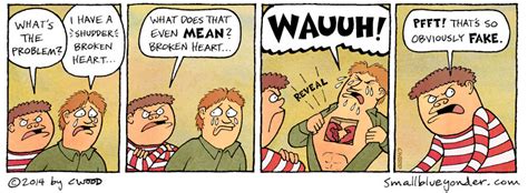 Exposed Broken Heart Comic Small Blue Yonder