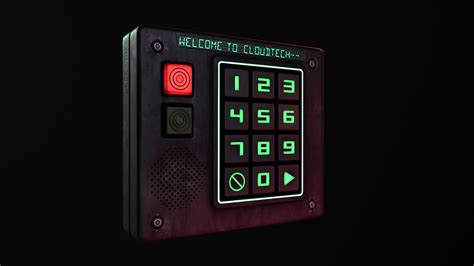Concept Futuristic Keypad