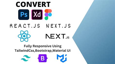 Convert Psd Xd Figma To Html React Js Next Js Tailwind Css Bootstrap By Jawadahmed262 Fiverr