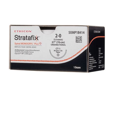 Buy Ethicon Stratafix Spiral Monocryl Plus Knotless Tissue Control Device Sxmp1b414 Synthetic