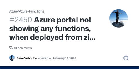 Azure Portal Not Showing Any Functions When Deployed From Zip With Github Or Az Cli Issue