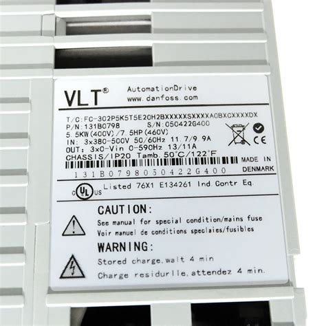 Original Frequency Converter Vfd Danfoss Fc51 Fc302 Fc102 Series