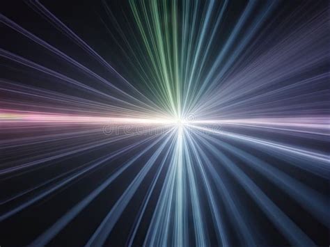 Dynamic Shifting Light Beams Creating Pulsating Energy In A Vibrant Display Of Motion And Color