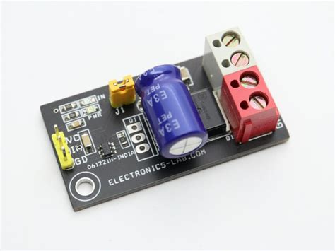 High Current MOSFET Based Power Switch With Gate Driver Electronics Lab
