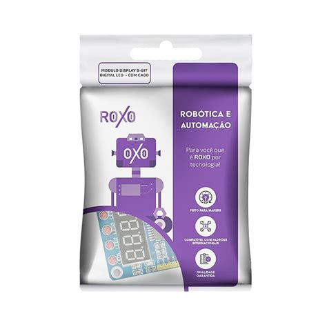 Módulo Display ROXO BIT Digital LED KaBuM