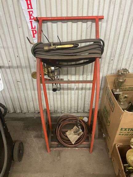 Cutting Torch Gauges Hoses Cart Extra Cutting Hamilton Maring Auction Group