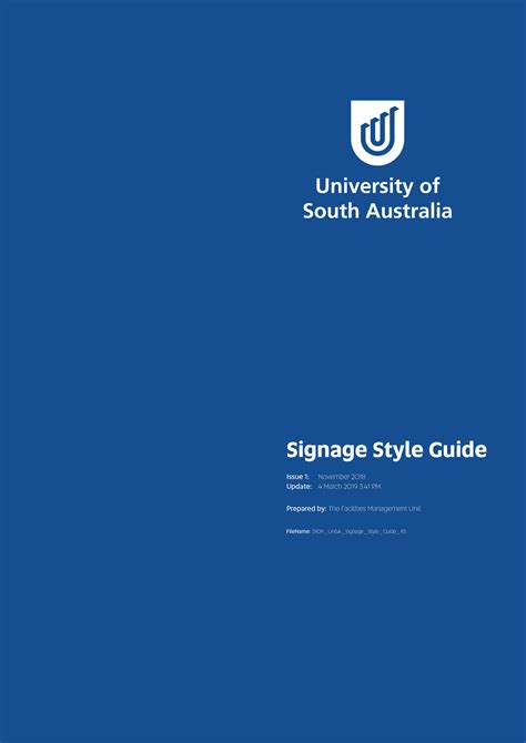 Signage Branding Style Guides
