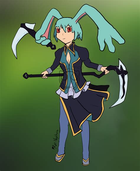 Scythe Bun By Chibidemonart On Newgrounds