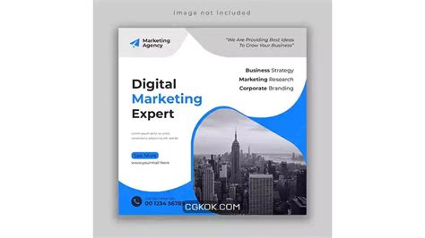 طرح لایه باز پست اینستاگرام دیجیتال مارکتینگ شرکتی