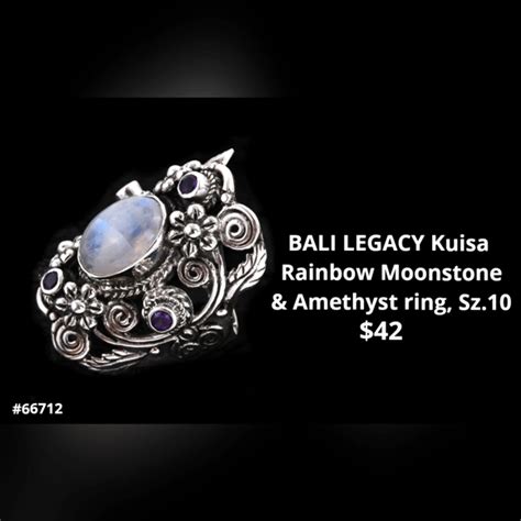 Bali Jewelry Bali Legacy Kuisa Rainbow Moonstone Ring Sznow 25