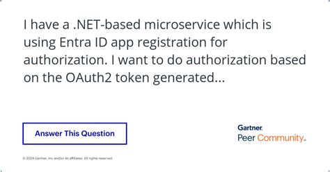 I Have A Net Based Microservice Which Is Using Entra Id App
