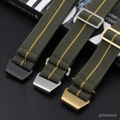 Men Smart Watch Band Nato Nylon 18mm 20mm 22mm Watch Strap Elastic