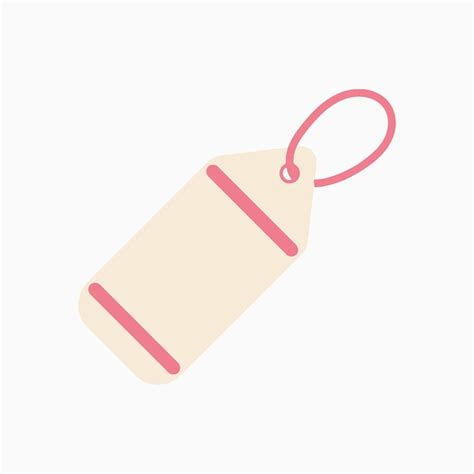 핑크 크림 가격표 그림 프리미엄 벡터