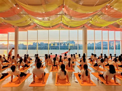 젝시믹스 선셋 요가클래스 성료요가 문화 선도 Zdnet Korea