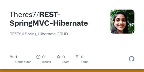 GitHub Theres7 REST SpringMVC Hibernate RESTful Spring Hibernate CRUD