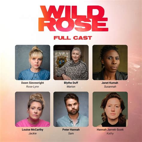 🌹 Cast Announcement 🌹 Meet The Full Wild Rose Musical Facebook