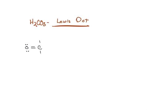 Solved 61 Which Is A Correct Lewis Structure For Carbonic Acid H2co3