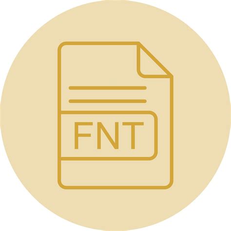 fnt file format line yellow circle icon 44087590 vector art at vecteezy